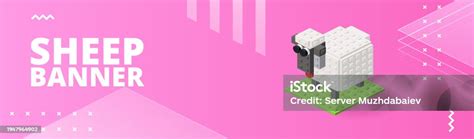 인쇄 및 디자인을위한 양과 배너 벡터 일러스트 레이 션입니다 0명에 대한 스톡 벡터 아트 및 기타 이미지 0명 3차원 형태 가축 Istock