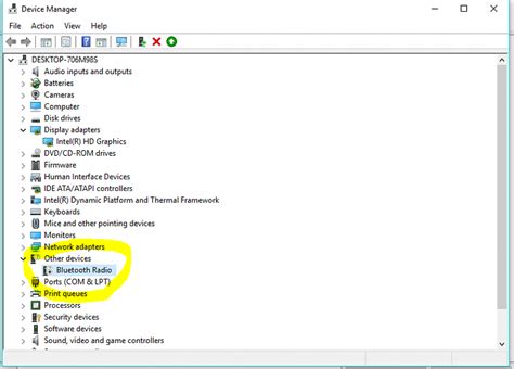 Internal Bluetooth Detected In Device Manager But Cant Install Drivers Windows Forums