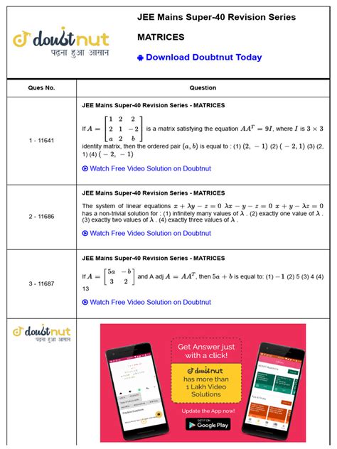 Jm S40 Matrices Pdf Matrix Mathematics System Of Linear Equations