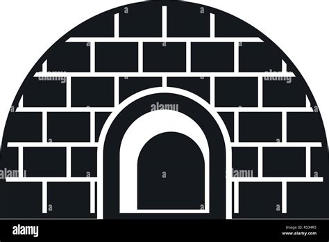 Igloo Icon Simple Illustration Of Igloo Vector Icon For Web Design