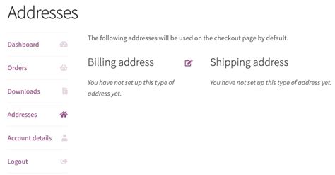 Account Page Addresses Menu Item Missing When Shipping Location Is Set To Disable Shipping