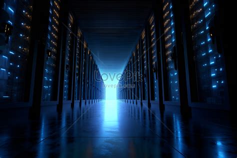 데이터 센터 내부의 서버