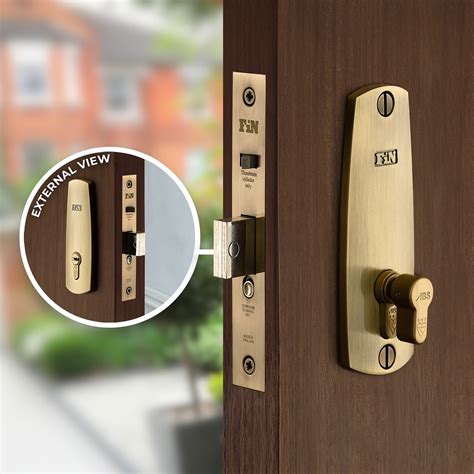 Automatic Deadbolt Antique Brass Finfort