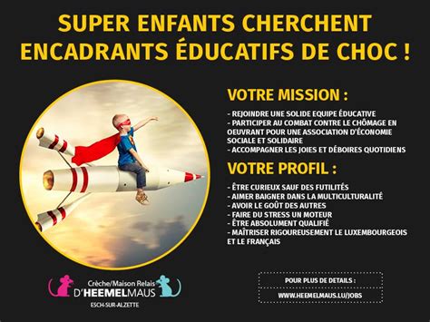Cigl Esch Le Cigl Esch Recrute Plusieurs Encadrants Facebook