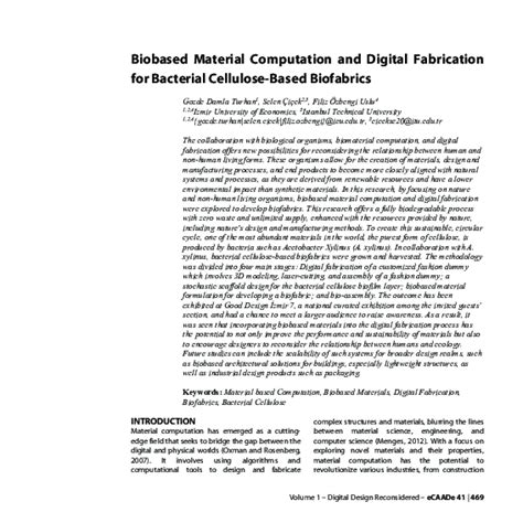 Pdf Biobased Material Computation And Digital Fabrication For