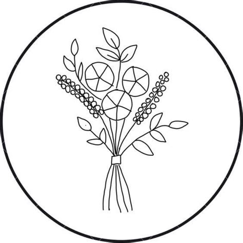 Pdf Pattern Template Only Hand Embroidery Pattern Template Artofit