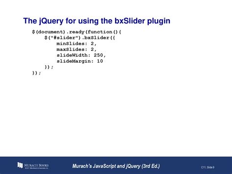 Murachs Javascript And Jquery 3rd Ed Ppt Download