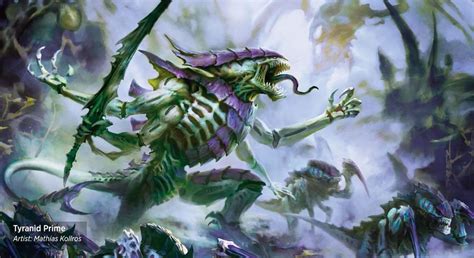 Tyranid Prime Art By Mathias Kollros 40k Gallery Warhammer 40k