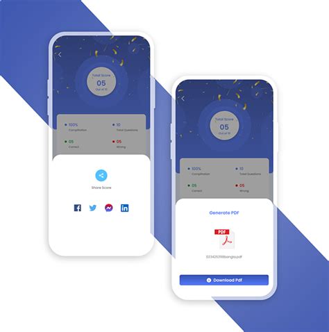 Mcq Mobile App Uiux Design Behance