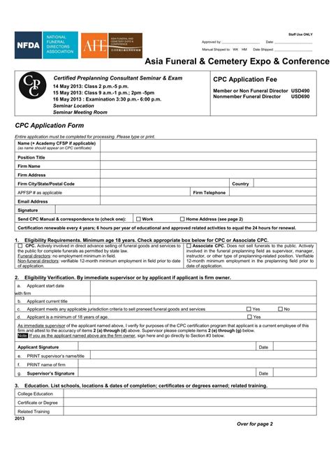Cpc Application Form Vertical Expo