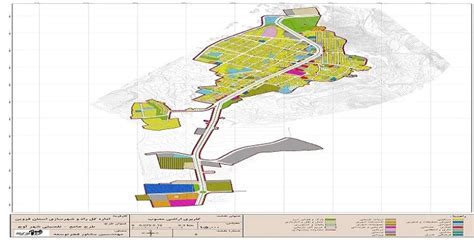 دانلود نقشه کاربری اراضی شهر آوج وضع موجود پیشنهادی
