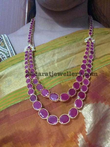 Layer Ruby Set Jewellery Designs