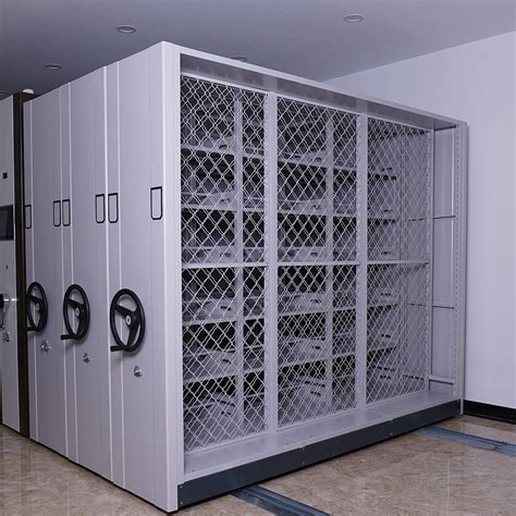 Office Furniture Industrial Mobile Storage Shelving System For Massive Files Storage Archives