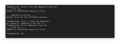 Using Cp Command In Linux
