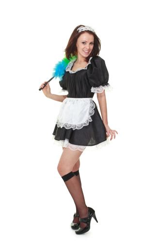 Pembantu Rumah Tangga Muda Yang Menarik Foto Stok Unduh Gambar