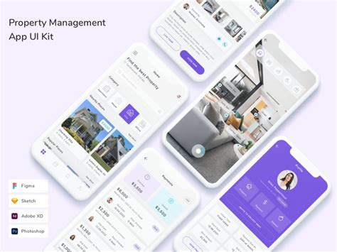 Property Management App Ui Kit Uplabs Ui Kit Property Management