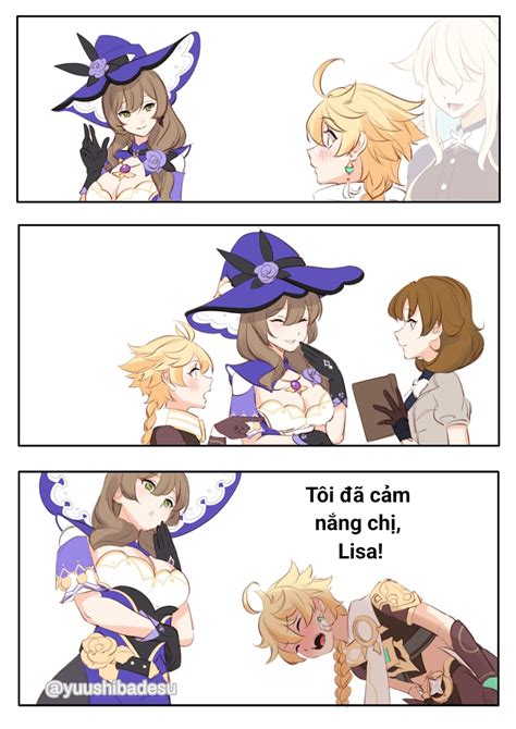 Aether x Lisa Cái giá của sự bất tử Genshin Impact HoYoLAB