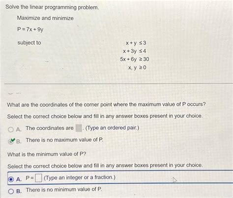 solved solve the linear programming problem maximize and