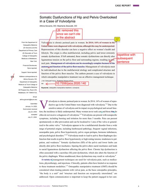 Pdf Somatic Dysfunctions Of Hip And Pelvis Overlooked In A Case Of
