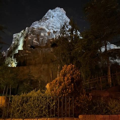 Matterhorn Disneyland Night