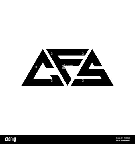 Cfs Triangle Letter Logo Design With Triangle Shape Cfs Triangle Logo Design Monogram Cfs