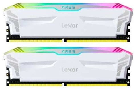 Lexar Ares Rgb Ddr5 6400mhz 32gb 2x16gb Cl32 Blanco Comparador De Precios