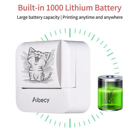 Aibecy Mini All In One Thermal Printer Portable Ph Grandado
