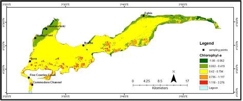 Joseph Aro On Linkedin Chlorophyll A Mapping Using Gisrs Spatialnode