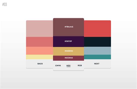 Uiux Web Color Palette Design 03 On Behance