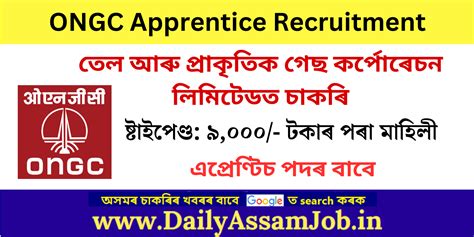 Ongc Apprentice Recruitment 2023 Apply For 2500 Apprentice Vacancies