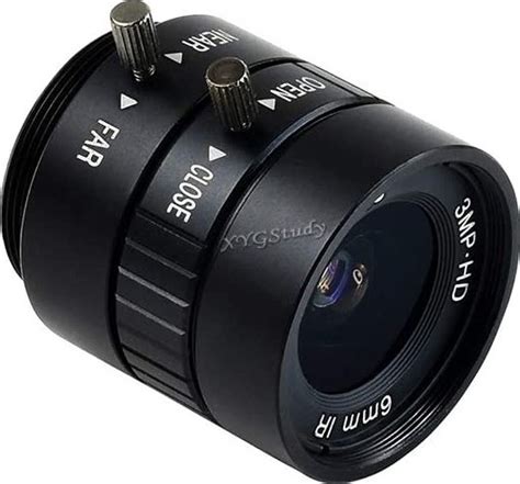 Raspberry Pi 6mm Wide Angle Lens For Raspberry Pi Hq Camera With Cs Mount Black Buy Best Price