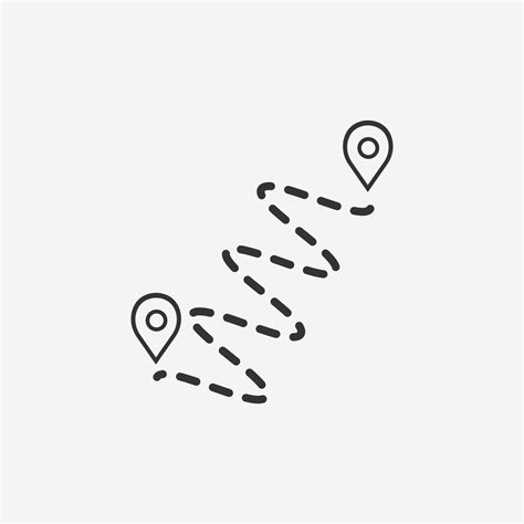 Route Vector Icon Navigation Symbol Pin Map Sign 2323517 Vector Art At Vecteezy