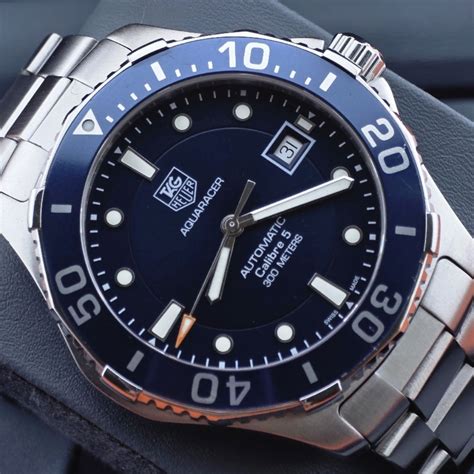 Tag Heuer Aquaracer Calibre 5 Automatic 300m Refwan2111 Shopee Thailand