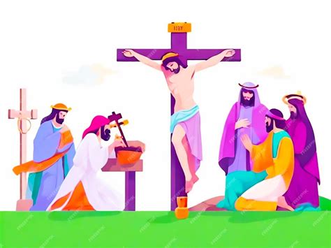 Semana Santa Viernes Santo Crucifixión De Jesús Y Su Muerte Estaciones