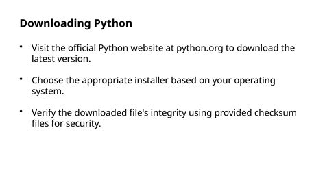 Introduction Of Python History And Features Of Python Installing
