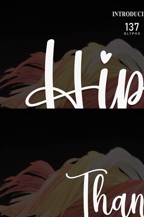 Hippie Script Font Masterbundles