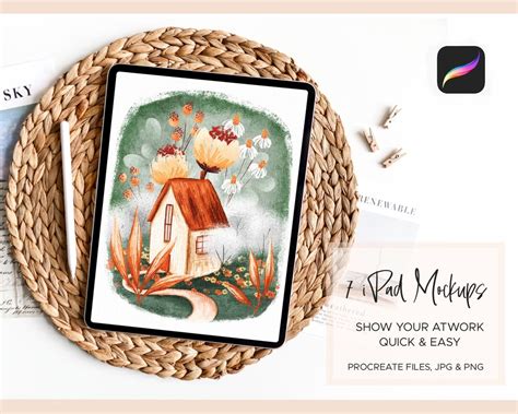 IPad Mockups For Procreate Easy To Use Procreate Files Png