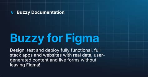 buzzy for figma buzzy documentation
