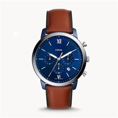 Fossil Neutra Chronograph Blue Dial Mens Watch Fs5791