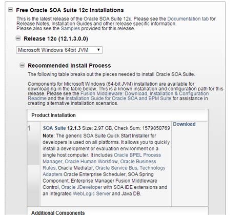 tips and tricks on oracle technology soa 12c installation part 1 step
