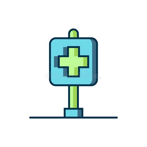 Medical Map Pointer Stock Illustrations 9818 Medical Map Pointer