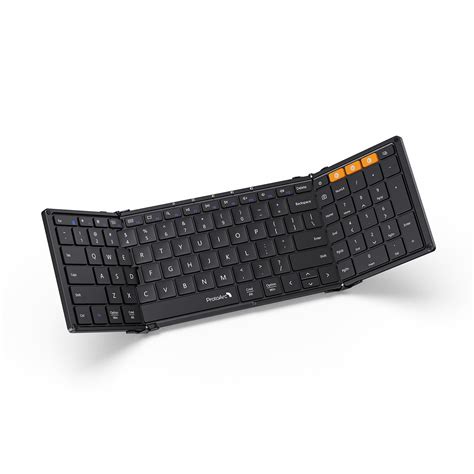 Protoarc Foldable Bluetooth Keyboard Xk01 Folding Wireless Portable Keyboard With Numeric