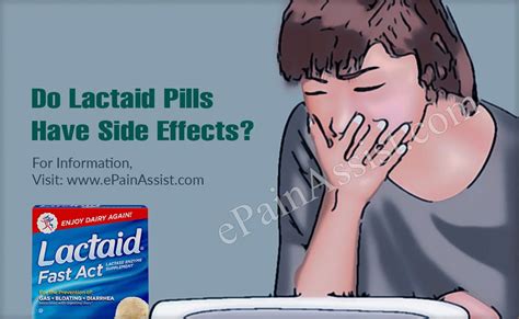 Do Lactaid Pills Have Side Effects