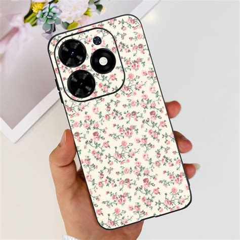 Для чехла Tecno Spark Go 2024 Bg6 Эстетичный Модный милый мультяшный рисунок противоударный