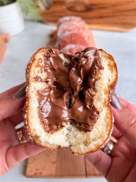 Nutella Donuts Recipe Tangzhong Based Bake With Zoha