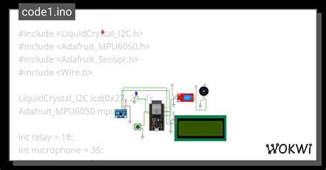 ESP32 Vibration Alarm Baby In Car Change PIR Wokwi ESP32 STM32 Arduino Simulator