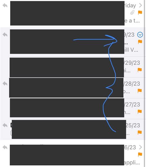Ios Email Arrows Are Confusing Me Rios