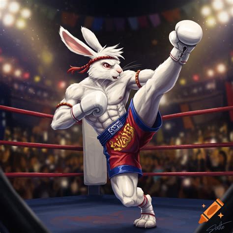 Markiplier Boxing Freddy Fazbear In A Ring With An Audience On Craiyon