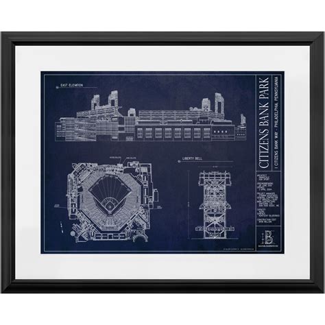 Citizens Bank Park Philadelphia Phillies Blueprint Ballpark