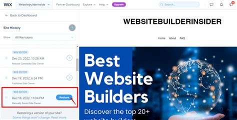 How Do I Reset My Wix Website WebsiteBuilderInsider Com